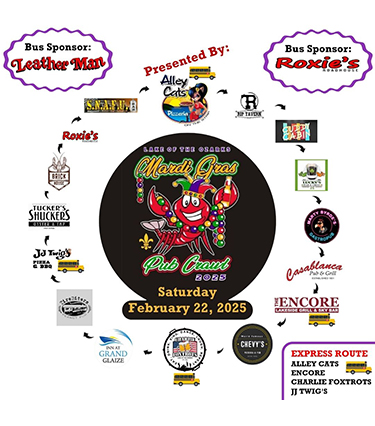 Pub Crawl Lake of the Ozarks | Mardi Gras Pub Crawl